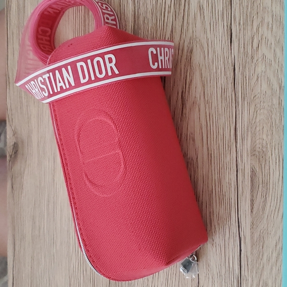 Dior | Bags | New Never Used Dior Bag Pink Zipper Pouch Cd Logo W ...
